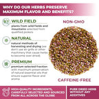 natural heather flowers tea