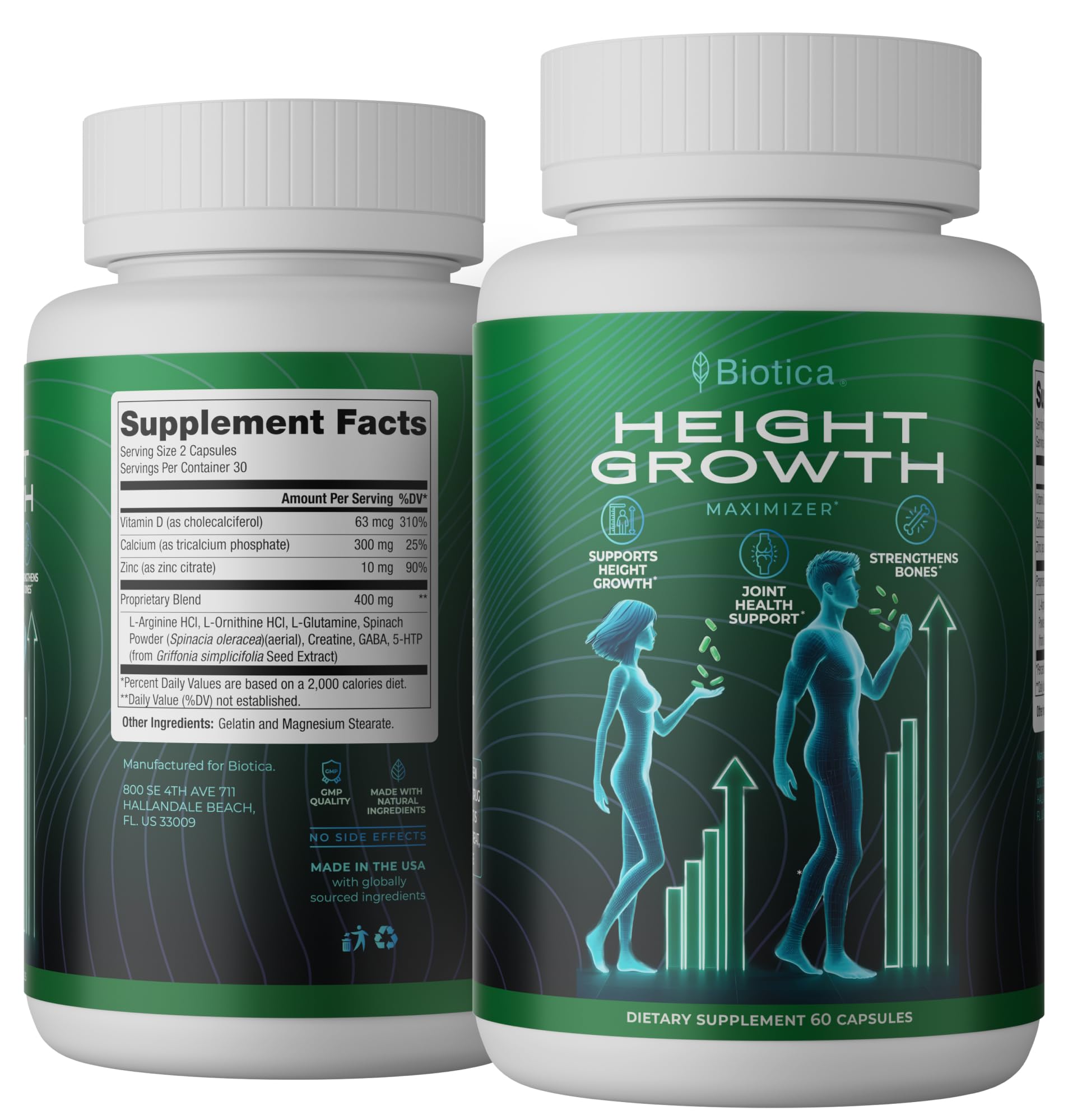 natural height growth pills