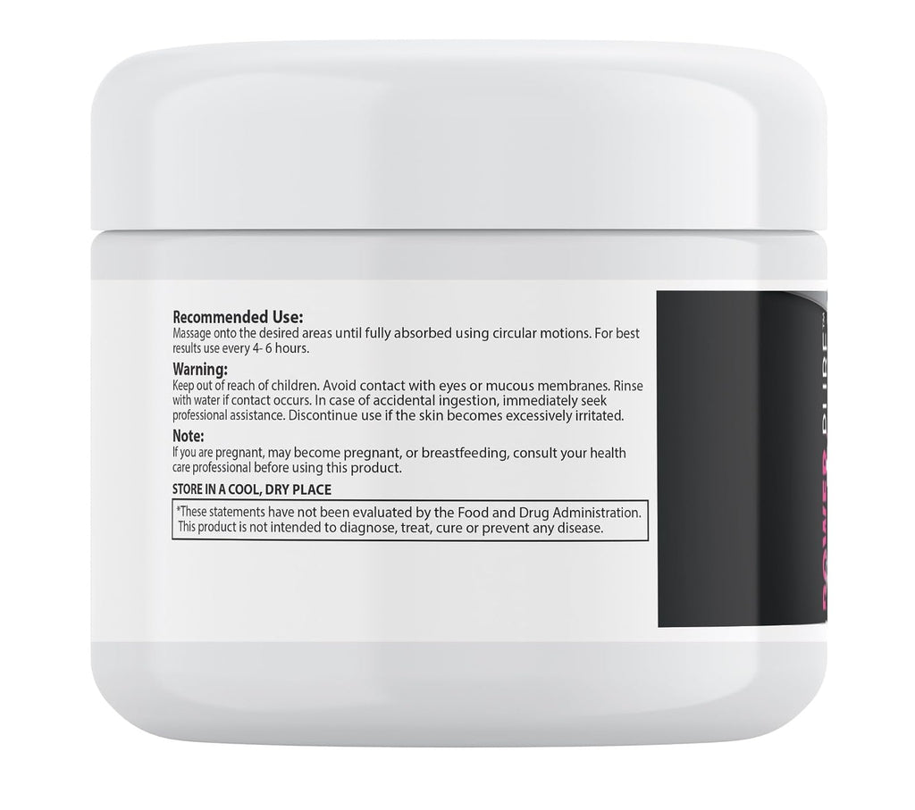 Natural hemp cream for daily use