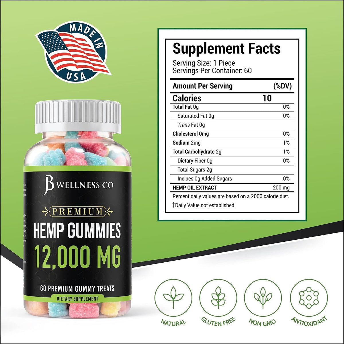 natural hemp gummy multivitamins for adults