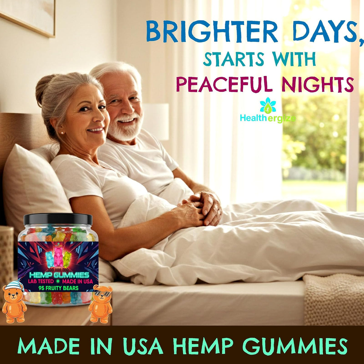 Natural hemp multivitamins for energy