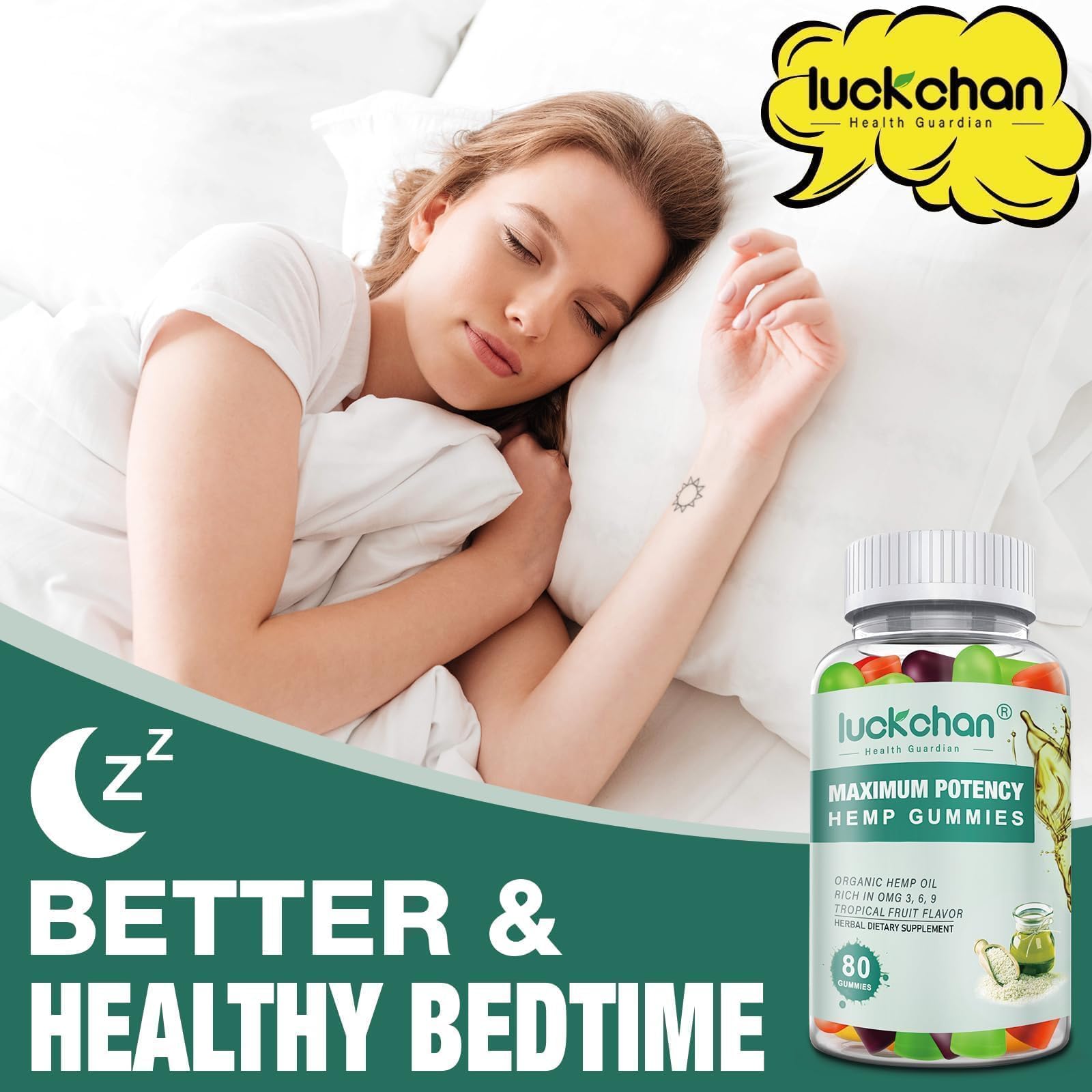 Natural hemp multivitamins for health