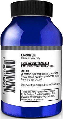 Natural hemp oil capsules for health