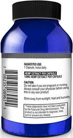 Natural hemp oil capsules for health