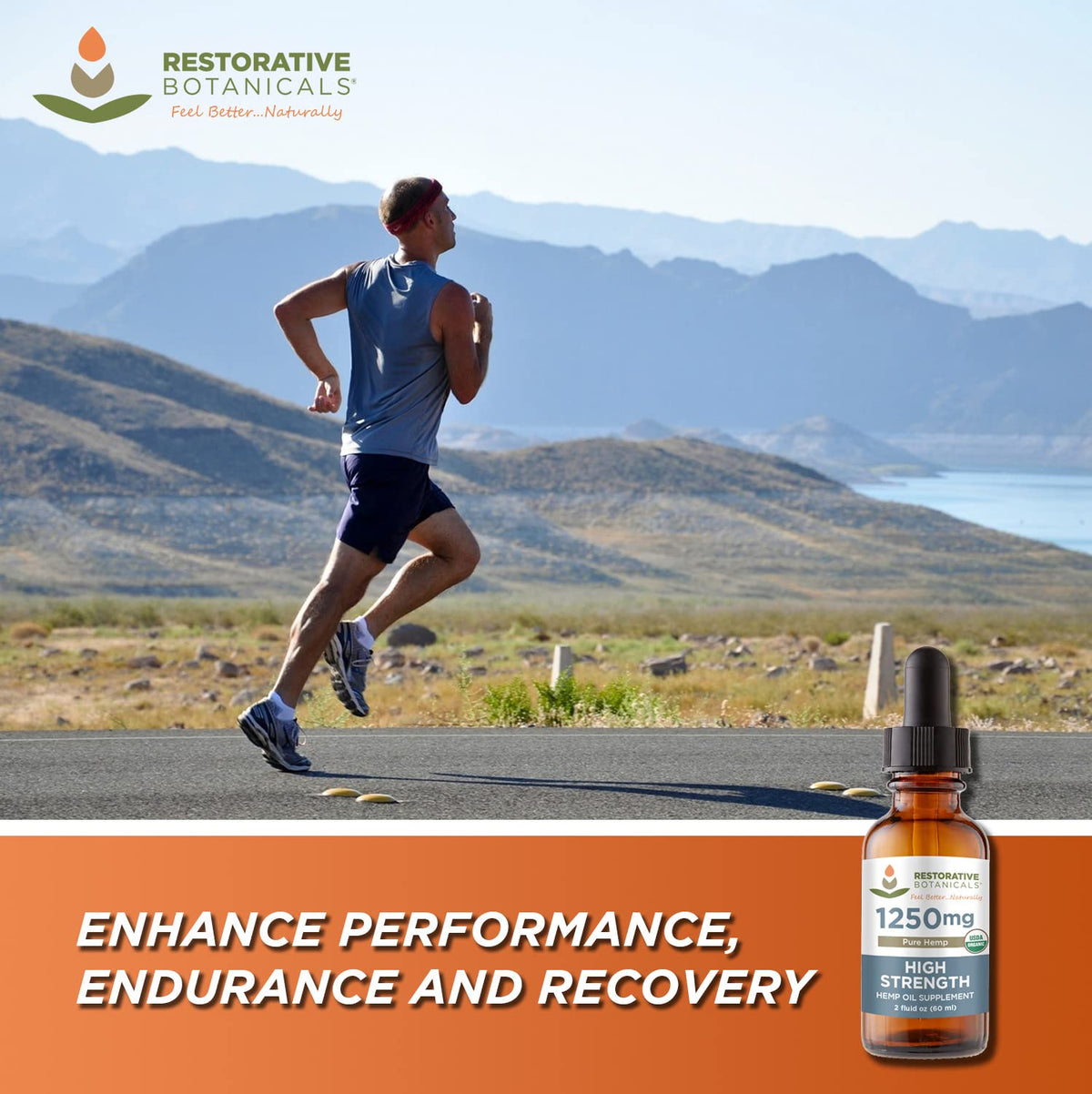 Natural hemp oil for health support