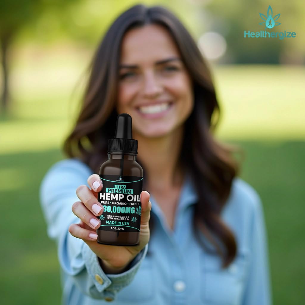 Natural hemp oil for wellness