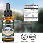 Natural hemp oil for wellness