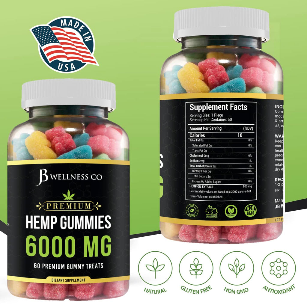 natural hemp oil gummy vitamins
