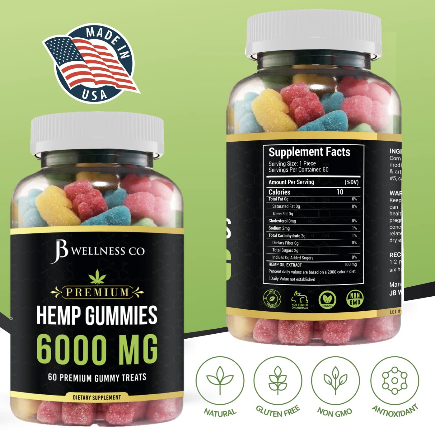 natural hemp oil gummy vitamins