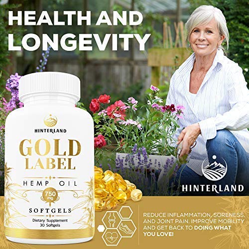 Natural hemp oil supplement