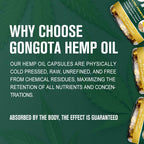 Natural hemp oil supplements