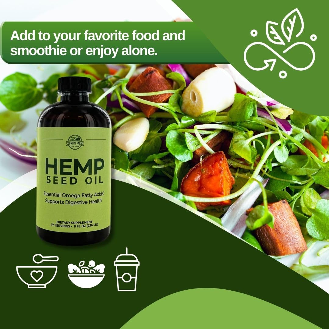 natural hemp seed oil for cooking