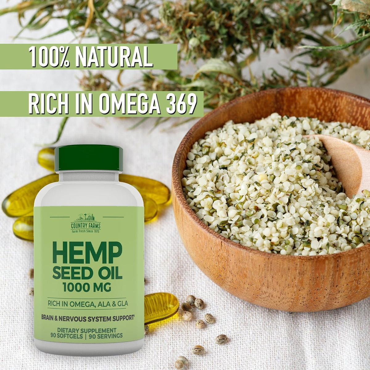 natural hemp seed oil for wellness