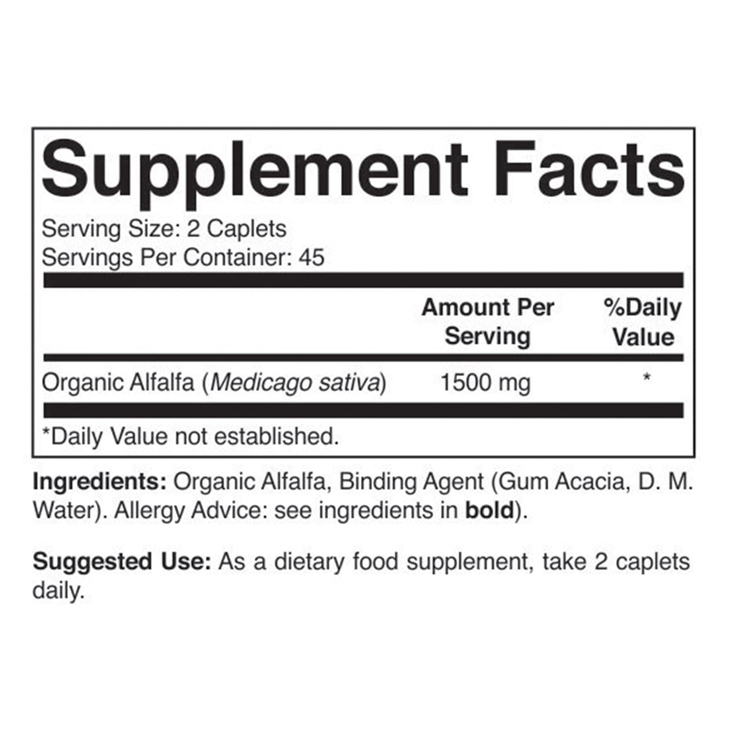 natural herbal alfalfa for wellness