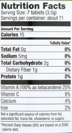 natural herbal alfalfa tablets
