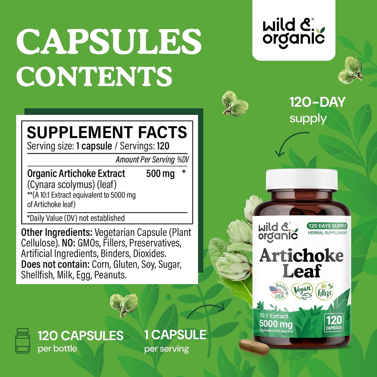 natural herbal artichoke supplement