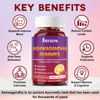 Natural herbal Ashwagandha gummies for wellness