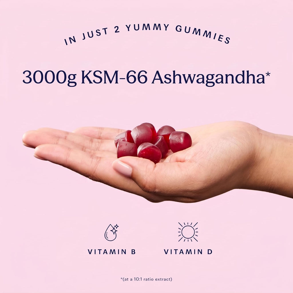 Natural herbal Ashwagandha gummies for wellness