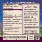 natural herbal blend for clear skin