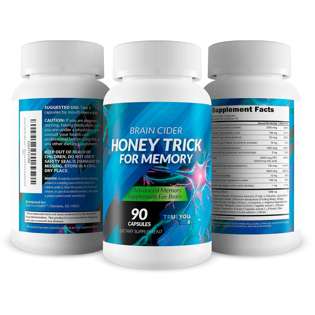 Natural herbal blend for cognitive health