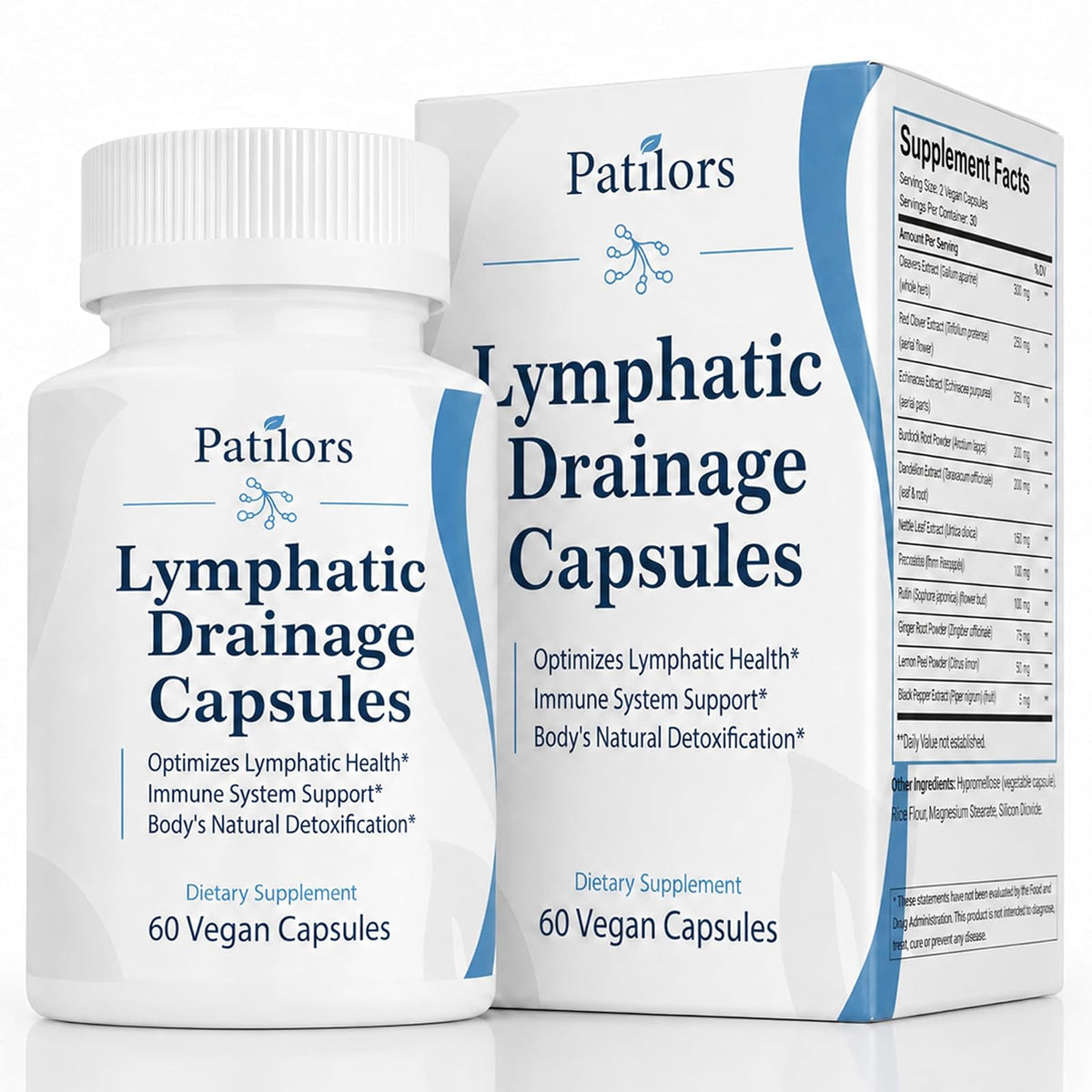 Natural herbal blend for lymphatic health