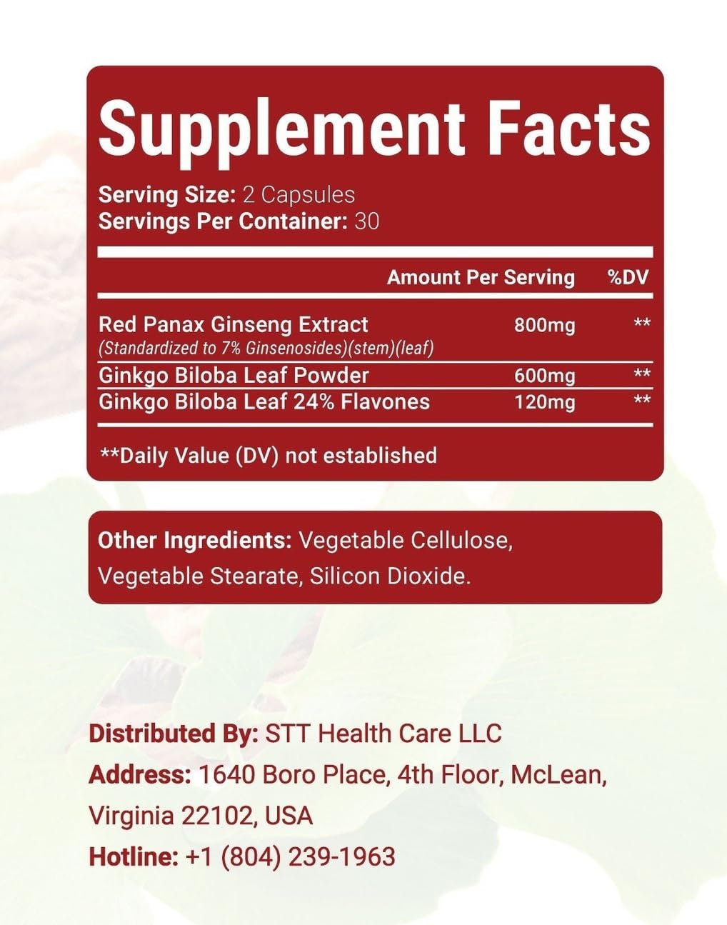 Natural herbal blend for wellness