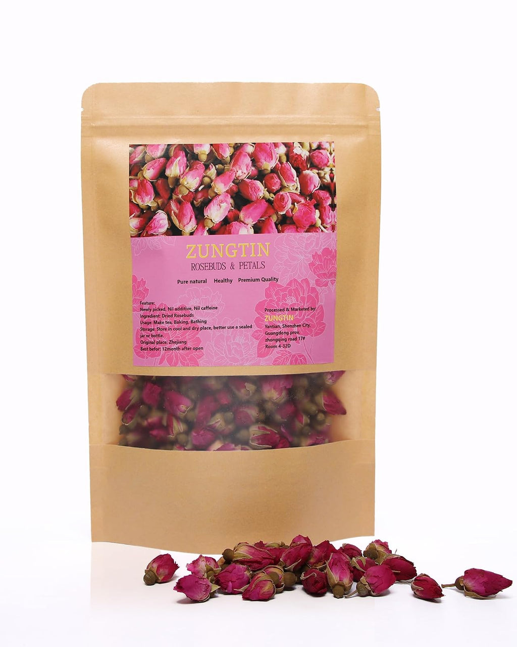 natural herbal blend rose buds