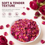 natural herbal blend rose petals