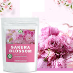 Natural herbal blend with cherry blossoms
