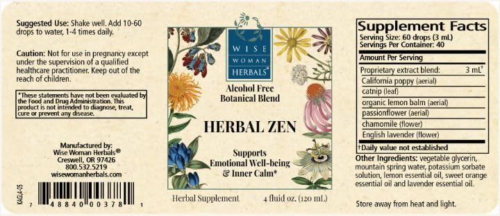 Natural herbal blends for emotional balance