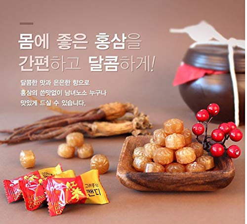 Natural herbal candy with ginseng benefits