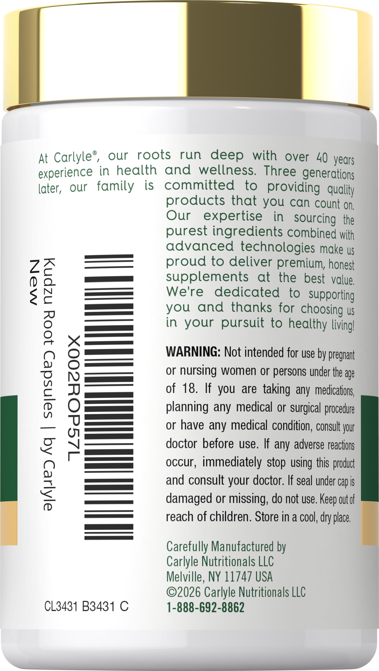 Natural herbal capsules for health