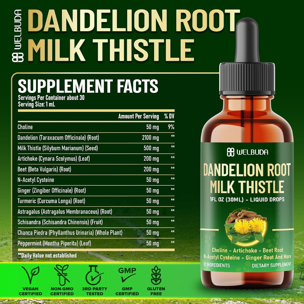natural herbal dandelion root extract
