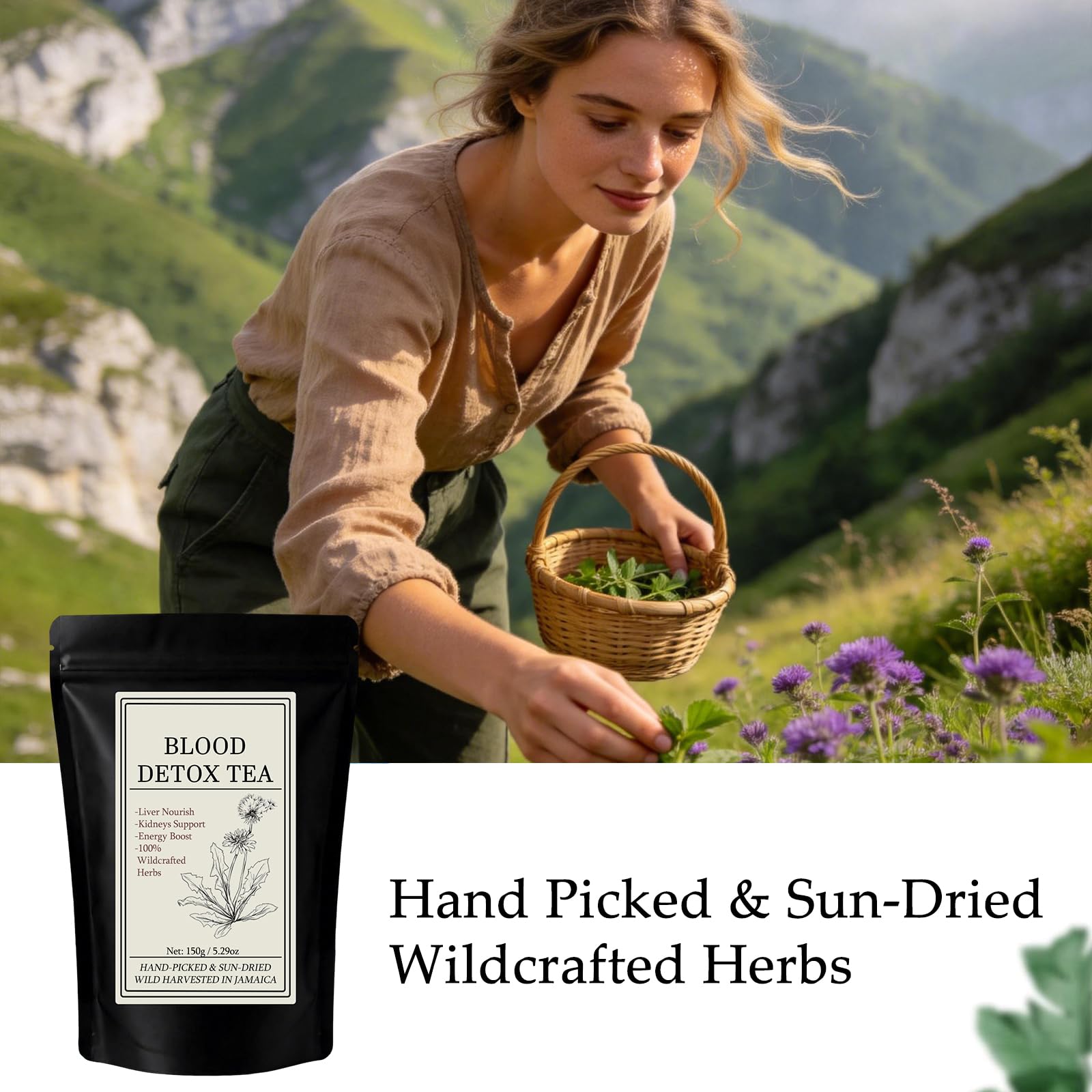 natural herbal detox blend