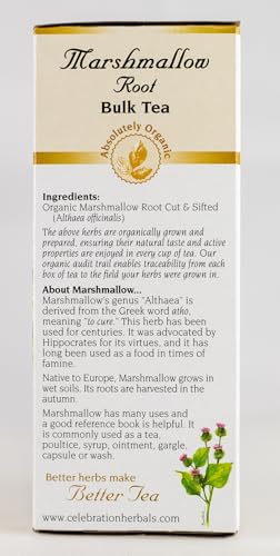 natural herbal detox marshmallow tea