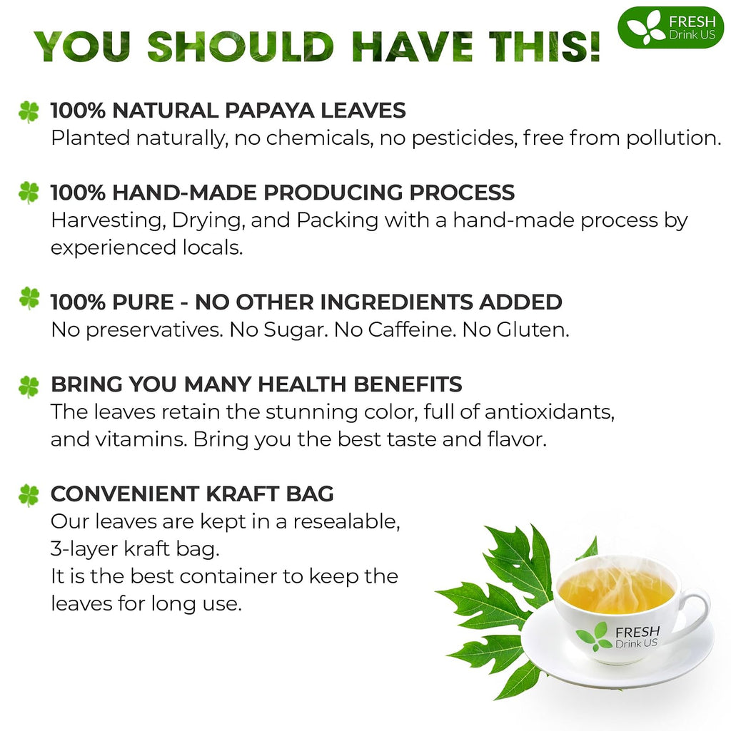 Natural herbal detox tea blend