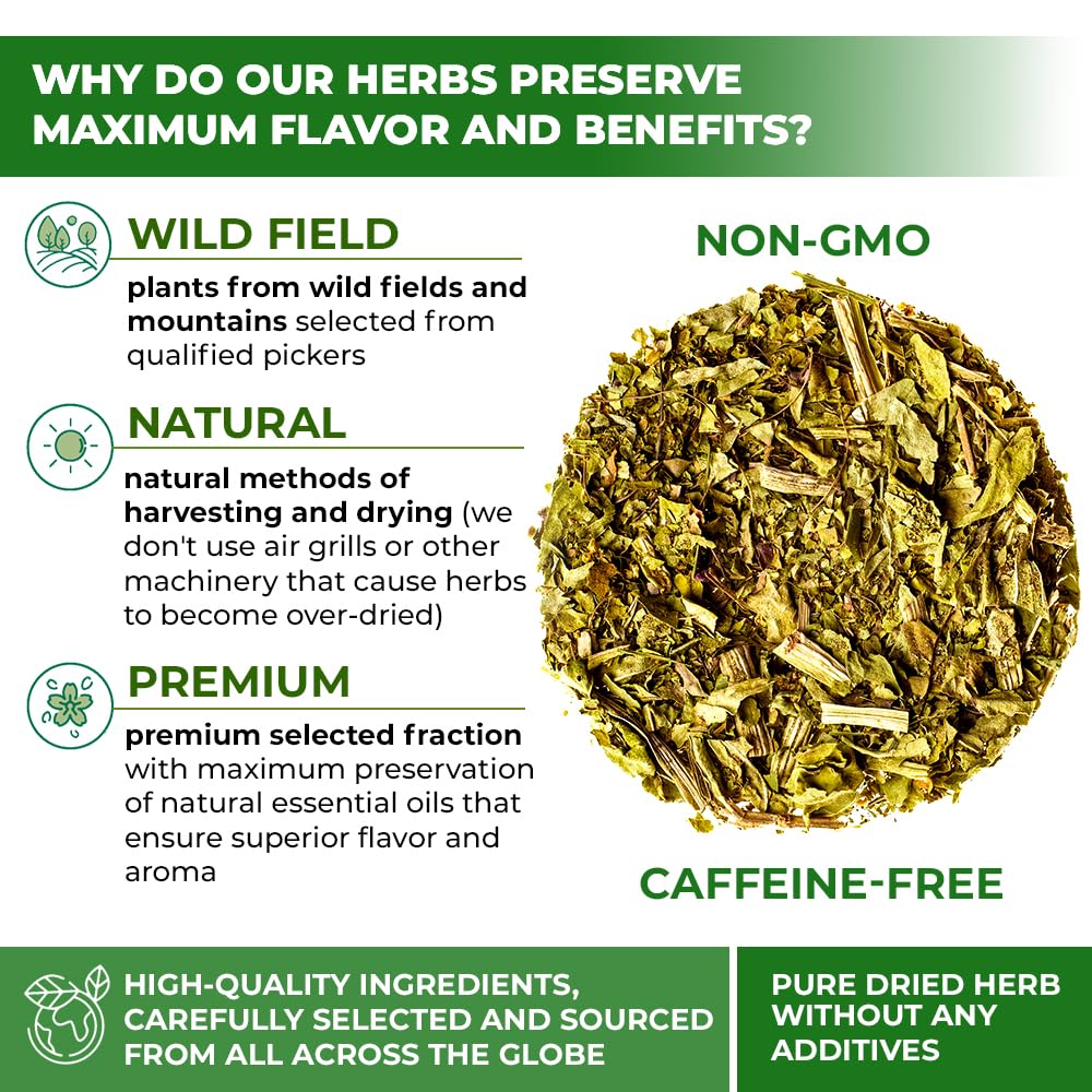 Natural herbal detox tea blend