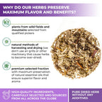 Natural herbal detox tea ingredient