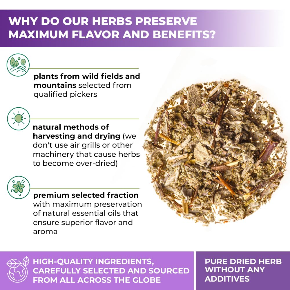 Natural herbal detox tea ingredient