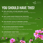 natural herbal detox tea with banaba