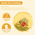 natural herbal detox tea with fennel