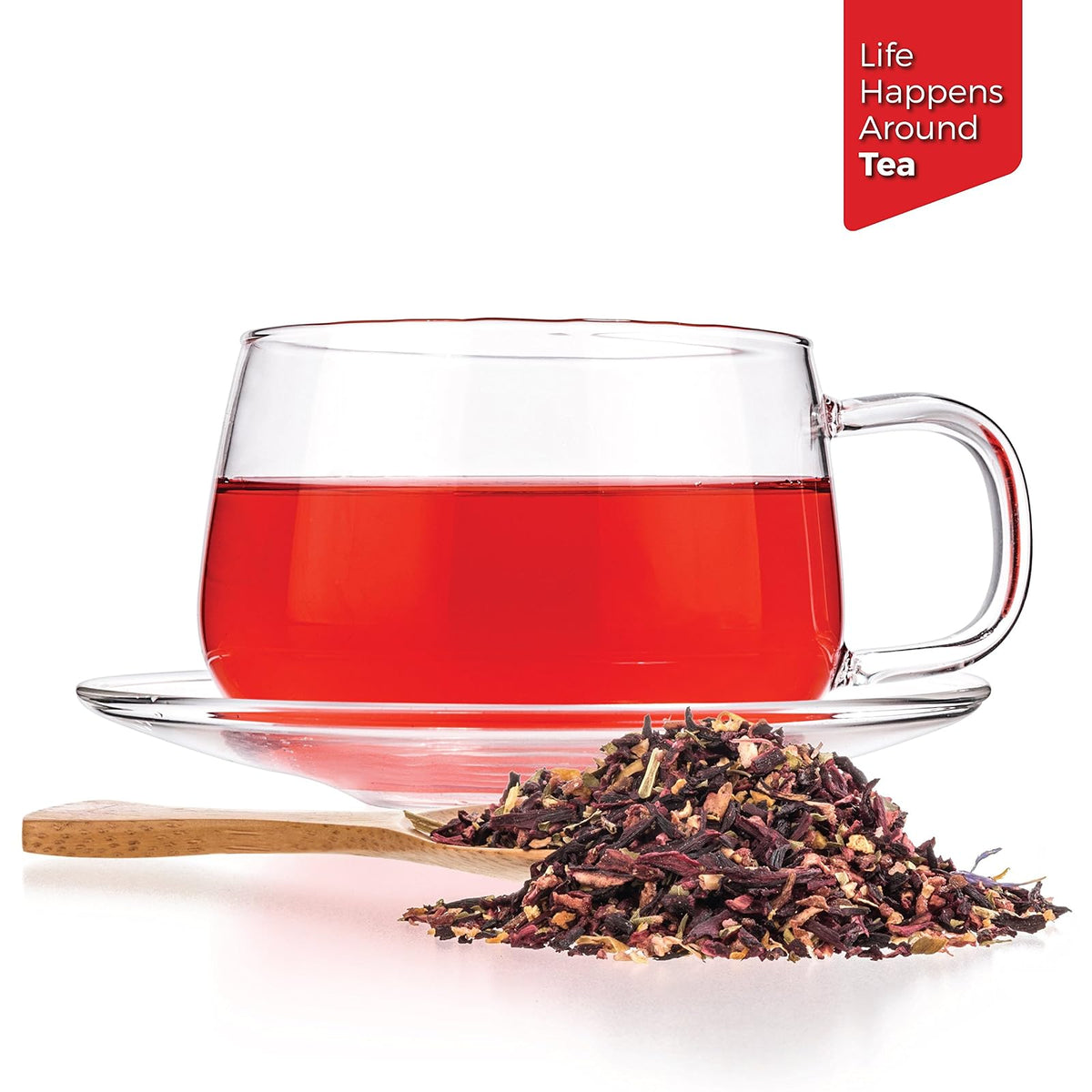 natural herbal detox tea with hibiscus
