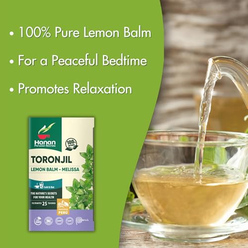 natural herbal detox tea with lemon balm