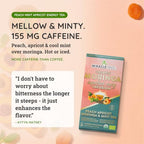 Natural herbal detox tea with moringa