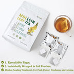 natural herbal detox tea with Mullein
