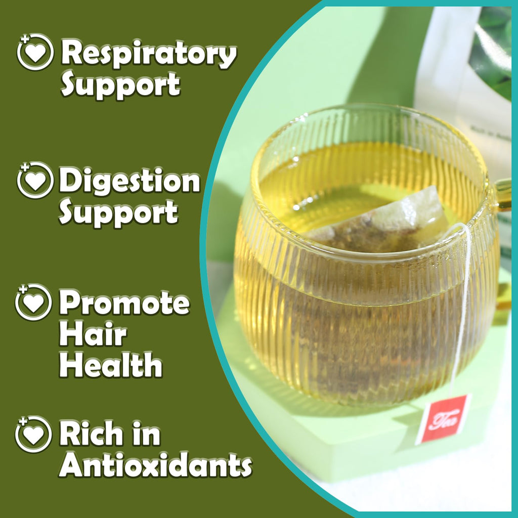 natural herbal detox tea with sage
