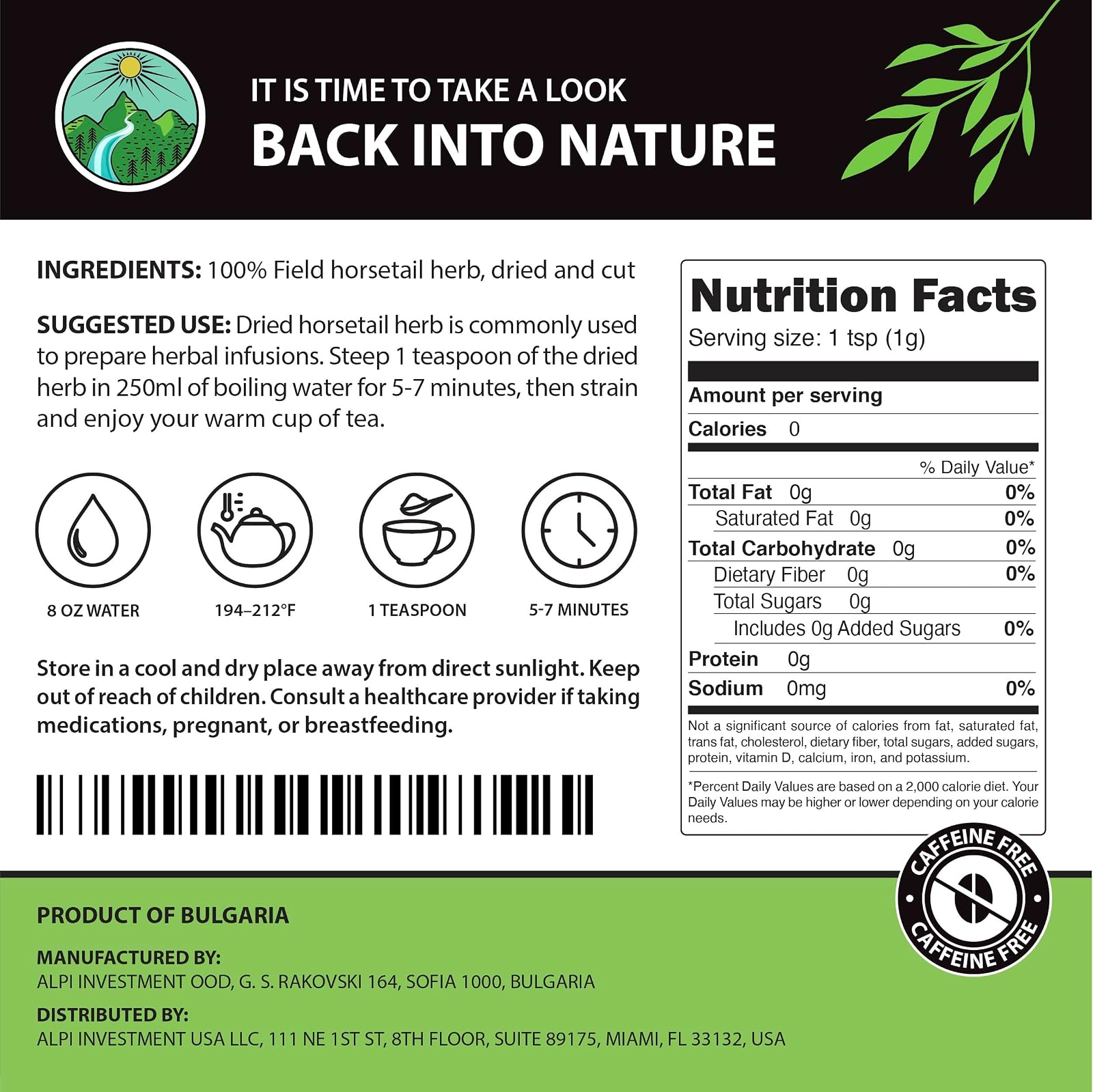 natural herbal detox tea