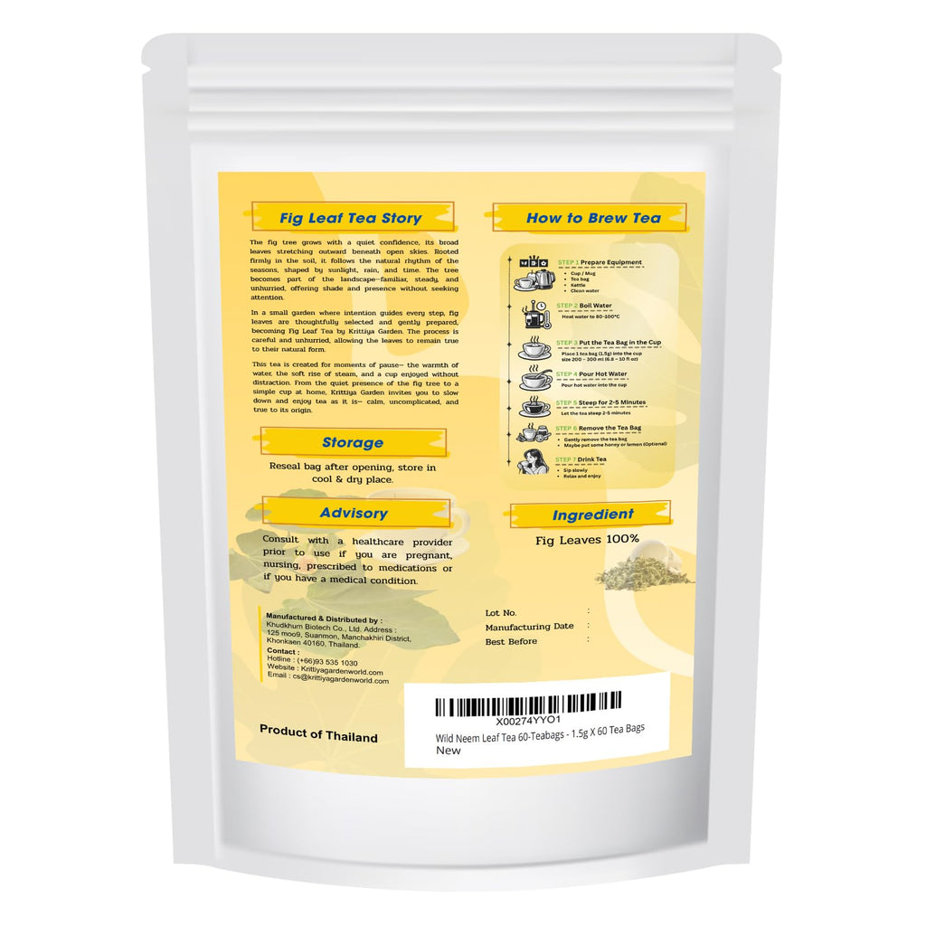 natural herbal fig leaf tea