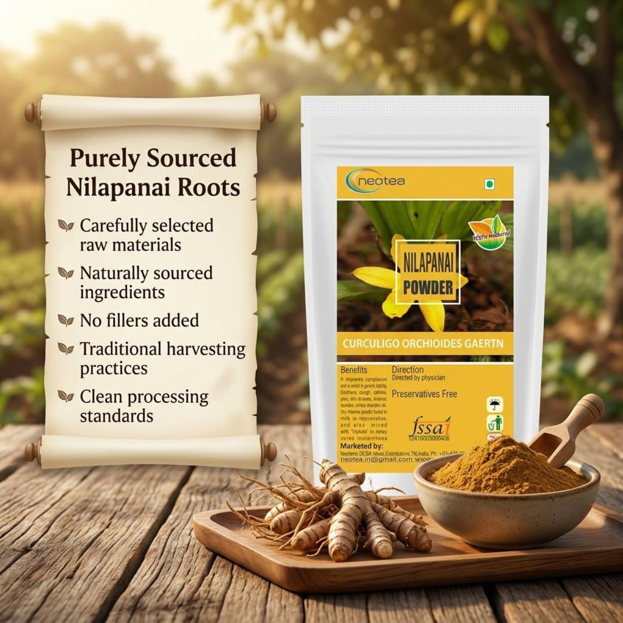 Natural herbal ginseng for energy