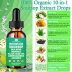 Natural herbal graviola drops benefits